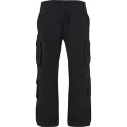 Urban Classics Herren Cargohose "Urban Classics Herren Double Cargo Pants"schwarz, Gr. 38, unifarben, 100% Baumwolle, Hosen