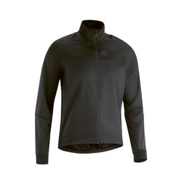 Gonso Herren Fahrradjacke "Leonte", schwarz, Gr. S, 100% Polyester, Jacken, Hohes W&auml;rmeisolationsverm&ouml;gen, 100% winddicht, atmungsaktiv