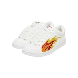 Trainingsschuh Buffalo "Buffalo LIBERTY", Damen, Gr. 37, wei&szlig;, gelb, rot, Polyurethan, Schuhe