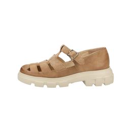 Paul Green Damen Slipper "Paul Green Slipper Veloursleder", Gr. 38,5braun, Veloursleder, Schuhe