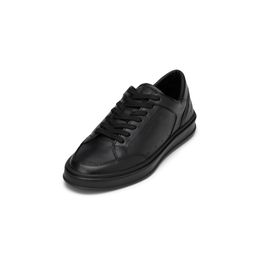 Marc O'Polo Sneaker MARC O'POLO "aus nat&uuml;rlichem Rindleder", Herren, Gr. 42, schwarz, Obermaterial: 100% Leder (Rind), unifarben, Schuhe Sneaker