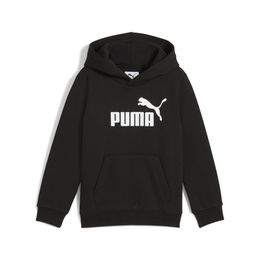 Puma Jungen Kapuzenpullover "ESS No. 1 Logo Fleece-Hoodie Jungen", schwarz, Gr. 104, Obermaterial: 66% Baumwolle, 34% Polyester; Kapuzenfutter: 100%