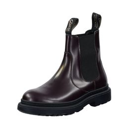 Gant Damen Stiefelette "Gant Stiefelette Leder/Textil", Gr. 38, grau, Leder, Textil, Schuhe
