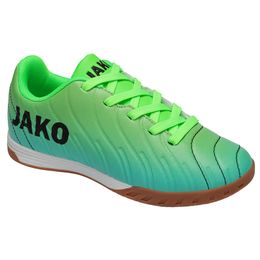 Jako M&auml;dchen Hallenschuh "J-SISWEEPER", Gr. 28, gr&uuml;n, Synthetik, Schuhe, Indoorschuh, nichtabf&auml;rbende Sohle