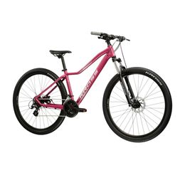 KROSS Mountainbike "Damen 27.5" Lea 2.0 rosa 21 G&auml;nge", 38cm, 27,5+ Zoll (69,85cm) hinten: 27,5+ Zoll (69,85cm)rosa, schwarz, Fahrr&auml;der, KROSS