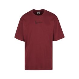 Karl Kani Herren T-Shirt "Karl Kani KK Small Signature Essential Tee", rot, Gr. S, bedruckt, 100% Baumwolle, Shirts