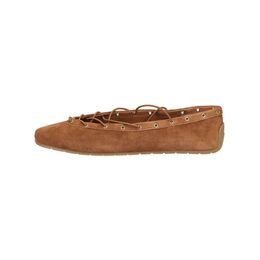 Steve Madden Damen Ballerina "Steve Madden Ballerinas Leder", Gr. 41, braun, Leder, Schuhe