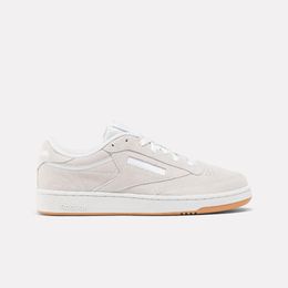Reebok CLASSIC Damen Sneaker "CLUB C 85", Gr. 44, beige, Leder, Textil, Schuhe