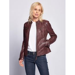 Maze Damen Lederjacke "31Ryana", braun, Gr. S, Obermaterial: 100% Lammleder. Futter: 100% Baumwolle. &Auml;rmelfutter: 100% Polyester, Jacken