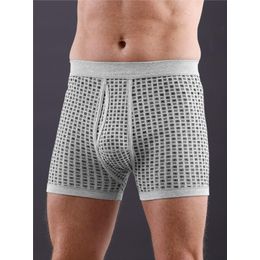 w&auml;schepur W&Auml;SCHEPUR Herren Schl&uuml;pfer, Gr. 7, grau, 75% Baumwolle, 25% Polyester, Unterhosen