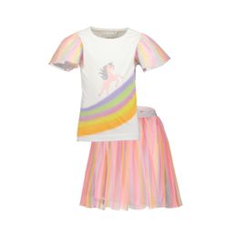 Blue Seven M&auml;dchen T-Shirt "Blue Seven M&auml;dchen Set mit T-Shirt und T&uuml;llrock"m001, multipack 1, Gr. 128, 100% Baumwolle, Shirts