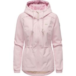 Ragwear Damen Funktionsjacke "Dankka", rosa, Gr. S, Obermaterial: 100% Polyester. Innenfutter: 100% Polyester, Jacken, Funktionelle &Uuml;bergangsjacke