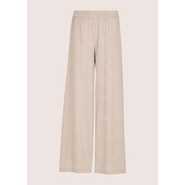 Madeleine Mode MADELEINE Damen Schlupfhose "Palazzohose Schlupfhose mit grafischen Muster", beige, Modern, Gr. 36, Obermaterial: 100% Viskose CV., Hosen,