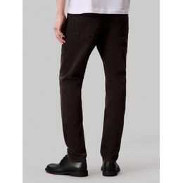 Herren Slim-fit-Jeans "SLM TPR", schwarz, Gr. 34, Calvin Klein Jeans, unifarben, Denim/Jeans, Obermaterial: 98% Baumwolle, 2% Elasthan, Jeans, Mit