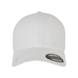 Flexfit Flex Cap "Flexfit Unisex Flexfit Wooly Combed Waterrepellent"wei&szlig;, Gr. S, unifarben, 98% Polyester, 2% Elasthan, Caps