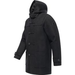 Ragwear Herren Dufflecoat "Duffie YOUMODO", schwarz, Gr. S, Obermaterial: 100% Polyester. Innenfutter: 100% Polyester. Wattierung: 100% Polyester,
