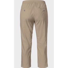 Sch&ouml;ffel SCH&Ouml;FFEL Damen 3/4-Hose "Pants Rangun L"4705, beige, Gr. 38, Oberstoff: 95% Nylon, 5% Elasthan, Hosen