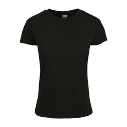 Urban Classics Damen T-Shirt "Urban Classics Damen Ladies Basic Box Tee"schwarz, Gr. XL, unifarben, 100% Baumwolle, Shirts
