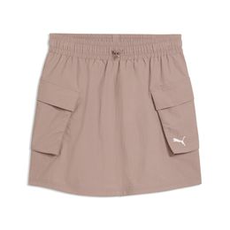 Puma Damen Jerseyrock "Wardrobe Essentials Cargorock Damen", beige, Gr. XL, Obermaterial: 100% Nylon, R&ouml;cke