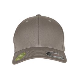 Flex Cap Flexfit "Flexfit Unisex Flexfit Organic Cotton Cap", Gr. S/M, palegrau, 98% Baumwolle, 2% Elasthan, unifarben, Caps