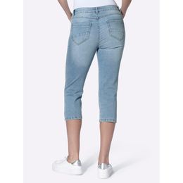Heine Damen Bequeme Jeans, blau, Gr. 36, unifarben, 81% Baumwolle, 17% Polyester, 2% Elasthan, Jeans