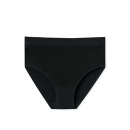 Schiesser Damen Slip "Classic Seamless", Gr. S, schwarz, Single Jersey, Obermaterial: 93% Polyamid, 7% Elasthan, unifarben, Unterhosen, ohne st&ouml;rende