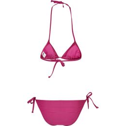 Urban Classics Damen B&uuml;gel-Bikini "Urban Classics Damen Ladies Recycled Triangle Bikini", pink, Gr. M, 83% Polyester, 17% Elasthan, Bikini-Sets