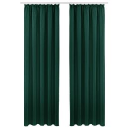 Vorhang OTTO HOME, B:130cm H:225cm, gr&uuml;n, Polyester, Polyester, Wohnzimmer, Gardinen, "SOLA", Breite:130 cm, 1 Schal, einfarbig, Verdunkelung