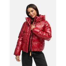 Marikoo Damen Winterjacke "Skyraa"dunkelrot, Gr. XL, Obermaterial: 100% Nylon. Futter: 100% Polyester. Wattierung: 100% Polyester. &Auml;rmelfutter: 100%