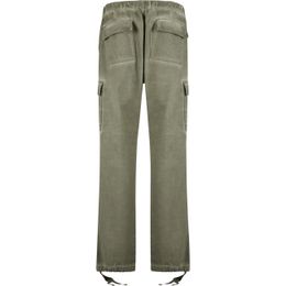 2Y STUDIOS Herren Cargohose "2Y Studios Lunas 2-Pocket Cargo Pants", gr&uuml;n, Gr. 34, unifarben, 100% Baumwolle, Hosen