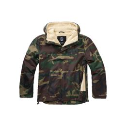 Brandit Herren Allwetterjacke "Brandit Herren Windbreaker Sherpa", gr&uuml;n, Gr. XL, mehrfarbig, 80% Elastodien, 20% Polyester, Jacken