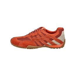 Geox Herren Sneaker "Geox Sneaker Leder/Textil", Gr. 42, orange, Leder, Textil, Schuhe