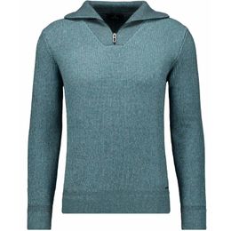 Ragman Herren Rundhalspullover, gr&uuml;n, Gr. S, Strick, 95% Baumwolle 5% Kaschmir, Pullover