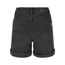 Urban Classics Damen Stoffhose "Urban Classics Damen", schwarz, Gr. 28, unifarben, 50% Baumwolle (Bio), 48% Baumwolle, 2% Elasthan, Hosen