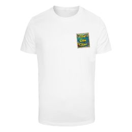 T-Shirt MisterTee "MisterTee La Vita E Breve Tee", Jungen, Gr. M, wei&szlig;, 100% Baumwolle, bedruckt, normal, Rundhals, Shirts T-Shirt