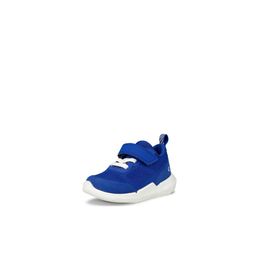 Ecco Baby Lauflernschuh "Biom 2.2 Infant", Gr. 23, blau, Leder, Textil, Schuhe, Babyschuh, Klettschuh, Sneaker mit herausnehmbarer Innensohle