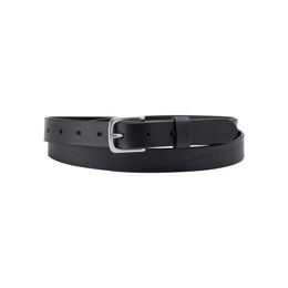 Levi's LEVI'S Damen Lederg&uuml;rtel "NEWNARROW", schwarz, Gr. 105, unifarben, Rindsleder, G&uuml;rtel, Unisex