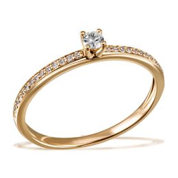 Goldmaid Damen Goldring, 18,5, Gelbgold 585, gold, Gelbgold 585, Fingerringe