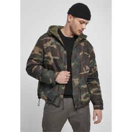 Brandit Herren Allwetterjacke "Brandit Herren Windbreaker Frontzip"woodland, Gr. 6XL, unifarben, 100% Polyester, Jacken