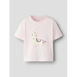 name it M&auml;dchen T-Shirt "NMFBELINA SS NREG TOP PB"tender touch, Gr. 104, unifarben, Jersey, Obermaterial: 100% Baumwolle, Shirts