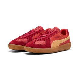 Puma Damen Sneaker "ARMY TRAINER CITY PERF", Gr. 44, rot, Leder, unifarben, Schuhe