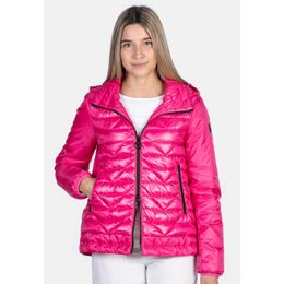 NEW CANADIAN Damen Steppjacke "Belrose", pink, Gr. 44, unifarben, 100% Polyester, Jacken, mit Funktionskapuze