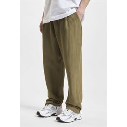 DEF Herren Chinos "DEF DEF Atlanta Chino"olive, Gr. XL, unifarben, 94% Polyester, 6% Elasthan, Hosen
