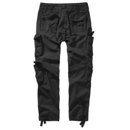 Brandit Herren Stoffhose "Brandit Herren Pure Slim Fit Trouser", schwarz, Gr. S, 100% Baumwolle, Hosen