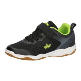 Lico M&auml;dchen Hallenschuh "Sportschuh Key VS", Gr. 32, schwarz, Synthetik, Schuhe
