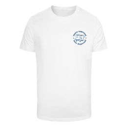 MisterTee Herren T-Shirt "MisterTee More Espressi Tee", wei&szlig;, Gr. S, bedruckt, 100% Baumwolle, Shirts