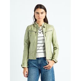 Maze Damen Lederjacke "31Ryana", gr&uuml;n, Gr. S, Obermaterial: 100% Lammleder. Futter: 100% Baumwolle. &Auml;rmelfutter: 100% Polyester, Jacken