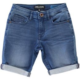 Cars Jeans Jungen Shorts "Kids SEATLE Short", blau, Gr. 16, Abriebeffekte, Web, Obermaterial: 86% Baumwolle, 13% Polyester, 1% Elasthan, Hosen