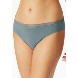 Schiesser Damen Rioslip "Modern Multipacks", Gr. 48sortiert 4, Single Jersey, Obermaterial: 95% Baumwolle, 5% Elasthan, Unterhosen, Spitzenb&auml;nder,