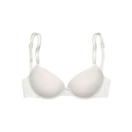Lascana Damen Push-up-BH, Gr. 75, beige, Microtouch, Obermaterial: 82% Polyamid (TACTEL), 18% Elasthan (LYCRA), BHs, mit B&uuml;gel, Super Push-up BH f&uuml;r